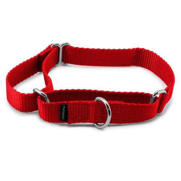 【商品概要】アメリカのメーカーPetSafe（ペットセーフ）による犬用マーチンゲールカラー。金属や革の首輪より軽くてやわらかいナイロン製で、犬に負担をかけずにお散歩を楽しめます。しつけ用にもなるハーフチョークカラータイプ。リードを引くと首輪...