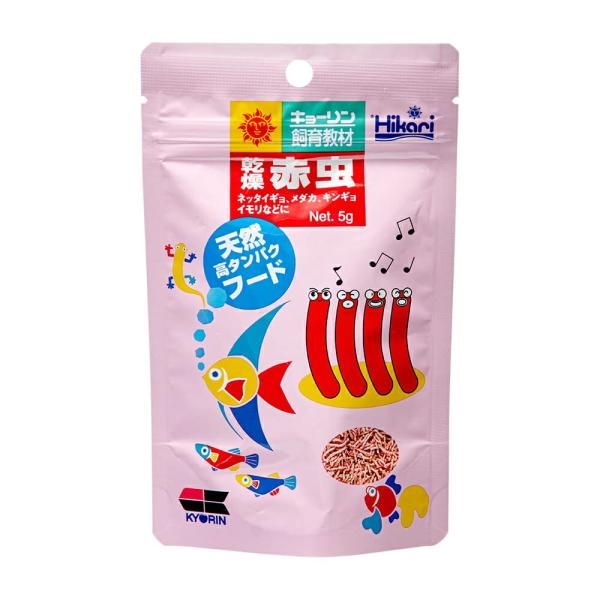 【商品概要】<b>原産国 :</b> 中国<b>原材料 :</b> 赤虫<b>栄養成分 :</b> 粗たんぱく質:60%以上、粗脂肪:8%以上、粗繊維:3%以下、粗灰分...