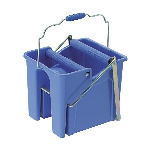 【商品概要】商品サイズ:幅37×奥行34×高さ33cm機能:足踏み式モップ絞り器素材・材料:タンク=PP ローラーペダル=PVC 構成部品=スチール【商品説明】【商品詳細】ブランド：山崎産業(Yamazaki Sangyo)商品種別：業務用...