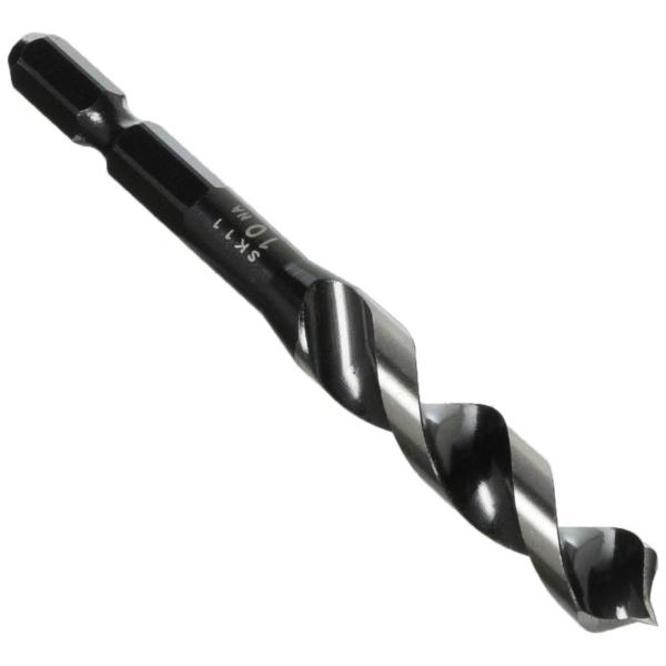 【商品概要】仕様:6.35mm六角軸対応機種:電気ドリル、充電インパクトドライバー、ボール盤原産国:日本製軸:普通鋼刃:普通鋼【商品説明】【商品詳細】ブランド：スターエム商品種別：先三角木工用ドリルビット商品名：SK11 スターエム F型シ...