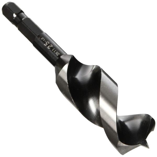 【商品概要】仕様:10mm六角軸対応機種:電気ドリル、ボール盤原産国:日本製軸:普通鋼刃:普通鋼【商品説明】【商品詳細】ブランド：スターエム商品種別：先三角木工用ドリルビット商品名：SK11 スターエム F型ショートドリル 25mm製造元：...