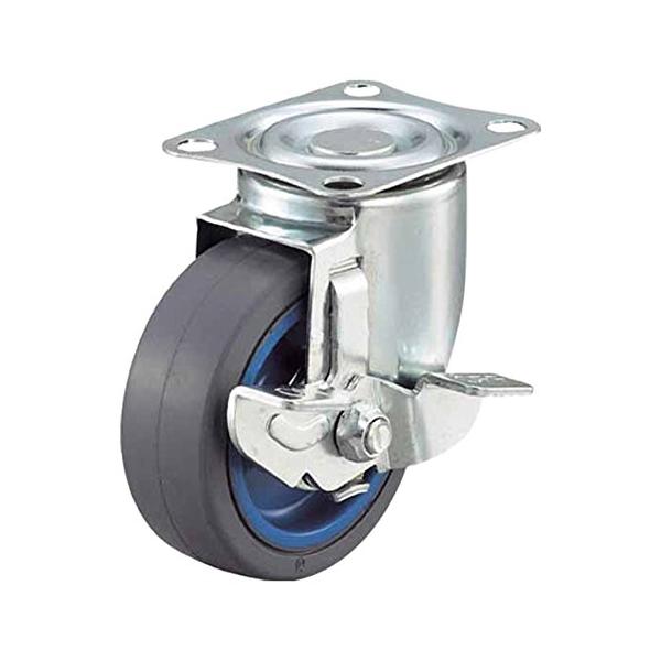 【商品概要】許容荷重(kgf):82車輪径D(mm):100車輪幅(mm):27取付高H(mm):122取付座A×B(mm):100×58取付ピッチX×Y(mm):82×40取付穴径P(mm):8.8プレート式自在式(ストッパー付)【商品説...