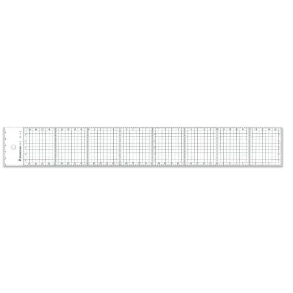 【商品概要】サイズ:440mm×73mm×4mm【商品説明】【商品詳細】ブランド：ステッドラー(STAEDTLER)商品種別：文房具・オフィス用品商品名：ステッドラー 定規 方眼 レイアウト 40cm 962 05-40製造元：ステッドラー...