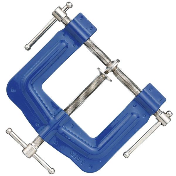 【商品概要】サイズ:全長141×全幅163×厚さ21mm最大口開:65mm口の深さ:75mm質量:440g用途:固定・接着作業本体材質:スチール【商品説明】【商品詳細】ブランド：新潟精機(Niigataseiki)商品種別：DIY・工具・ガ...