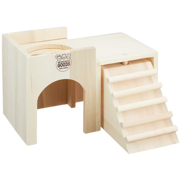 【商品概要】原産国:中国【商品説明】【商品詳細】ブランド：ミニマルランド商品種別：ペット用品商品名：ミニマルランド ハムちゃんの2階でごはん Mサイズ製造元：マルカン商品番号：HT-35商品内容：ワンサイズ色：無し【当店からの連絡】