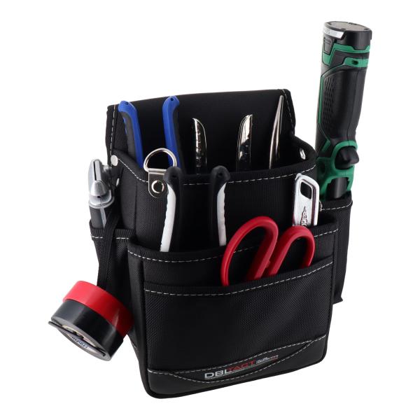 【商品概要】サイズ:240×210×150mm深さ:200mm材質:バリステック加工した1680デニール生地仕様:テープフッカー、ペン型充電ドライバー差し【商品説明】【商品詳細】ブランド：DBLTACT(ダブルタクト)商品種別：DIY・工具...