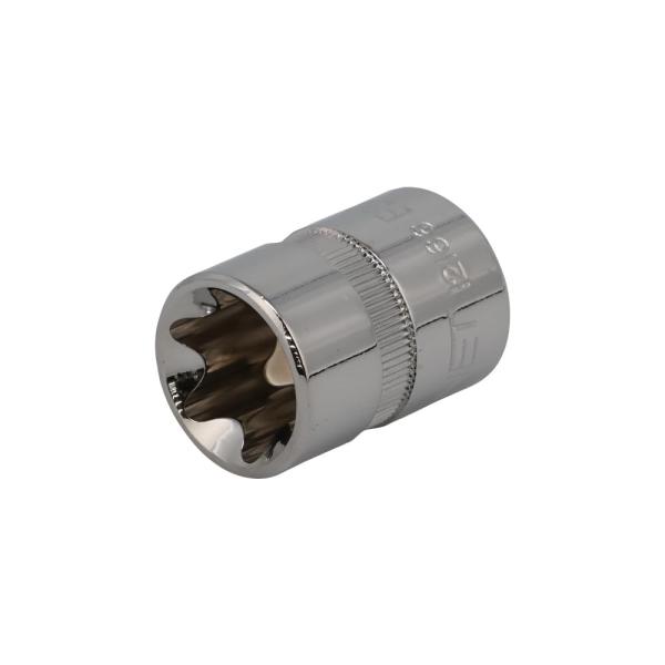 【商品概要】●サイズ：E20●全長(L；mm)：30●内径寸法(mm)：18.49●対応ねじサイズ：M16●差込角(”ＳＱ)：3/8●ソケット外径(Ｄ１先端部；mm)：22●ソケット外径(D2差込部；mm)：22●ミラー仕上げのメッキが美し...