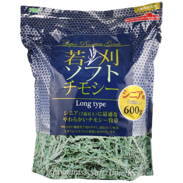 【商品概要】7歳以上のシニアや仔うさぎなどに最適なやわらかいチモシー牧草です。消化が良く、ビタミン・ミネラルが豊富に含まれています。【商品説明】【商品詳細】ブランド：アラタ商品種別：ペット用品商品名：アラタ 若刈ソフトチモシー 600g製造...