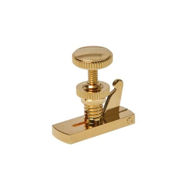 【商品概要】Gotz ゲッツ・アジャスター　Fine Tuner　ゴールドバイオリン用、ループ弦に。E線が駒の上にしっかりのります。軽量化に成功。振動効率が高い。ネジの回転がとてもスムーズで微調整が容易にできます。【商品説明】【商品詳細】ブ...