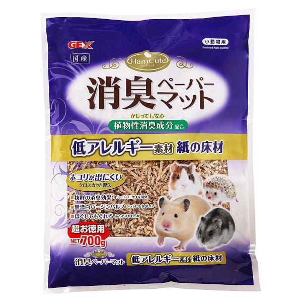 【商品概要】本体サイズ (幅X奥行X高さ) :32×11.5×44.5cm本体重量:0.735kg原産国:日本【商品説明】【商品詳細】ブランド：GEX商品種別：ペット用品商品名：GEX ジェックス ハムキュート 消臭ペーパーマット 700g...