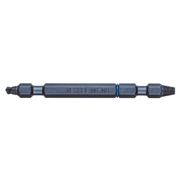 【商品概要】適用ネジ径:M6~M8用外径:六角対辺6.35mm商品サイズ:Φ6.35mm×82mm重量:18g材質:ビット材、ニトリルゴムドリル先端部径:3.7mmネジ先端部径:3.6mm【商品説明】【商品詳細】ブランド：ベッセル(VESS...