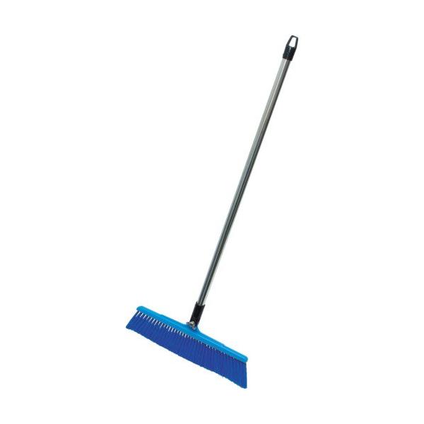 【商品概要】色:青長さ(mm):690幅(mm):300毛丈:60mm耐熱温度(℃):120℃ブラシ幅:300mm柄長さ:690mm別売りの交換用ブラシでランニングコストを下げることができます。●ブラシ:PBT●ブラシ台:PP●ロックナット...