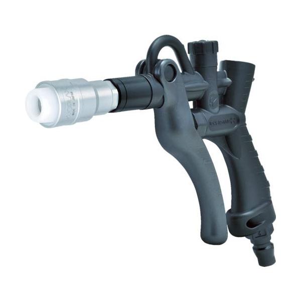 【商品概要】ノズル取付口：M14×1.0ノズル長(mm)：61.5エア取付口：G1/4ノズル口径(mm)：最少Φ2.5全長(mm)：185タイプ：床配管ノズル外径(mm)：26.3ノズル長さ(mm)：61.5常用使用圧力：0.9MPa【商品...