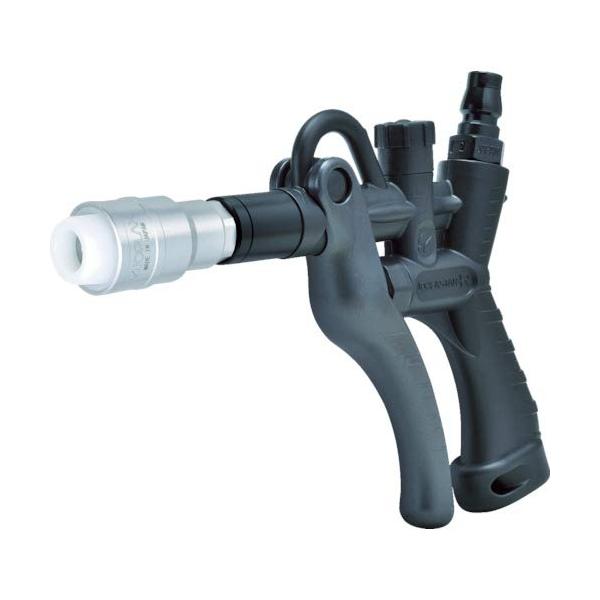 【商品概要】ノズル取付口：M14×1.0ノズル長(mm)：61.5エア取付口：G1/4ノズル口径(mm)：最少Φ2.5全長(mm)：185タイプ：天井配管ノズル外径(mm)：26.3ノズル長さ(mm)：61.5常用使用圧力：0.9MPa【商...