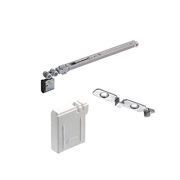 【商品概要】［ベアリング］金属ベアリング［材質］●本体：PA66、PBT、鋼、ステンレス鋼　●カップ：亜鉛合金　●車輪：POM、鋼［仕上げ］ホルダー部：DG色、跳ね上がり抑制部：グレー［添付品］●ねじ：+なべタッピンねじ 3.5×30　3本...