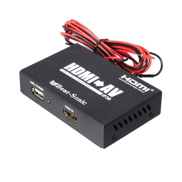 【商品概要】型番:IF36外形寸法:96x21x61(WxHxL)mm同梱品:IF36本体(電源ケーブル付き)/取扱説明書(保証書)【商品説明】【商品詳細】ブランド：Beat-Sonic (ビートソニック)商品種別：車＆バイク商品名：ビート...