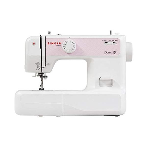 【商品概要】??【簡単】スタート・ストップはボタンをポンと押すだけ。??【自動針穴糸通し】面倒な糸通しも簡単！レバーひとつで針に糸が通せる優れもの！??【下糸ラクスルー】ボビンを入れて、ガイドに沿って糸をかけるだけで縫い始められる！??【フ...