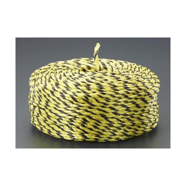 【商品概要】材質:ポリプロピレン^径:φ10mm^長さ:300m^色:黄/黒(トラ)【商品説明】【商品詳細】ブランド：エスコ(Esco)商品種別：産業・研究開発用品商品名：10.0mmx300m ＰＰロープ(黒/黄)製造元：エスコ(Esco...