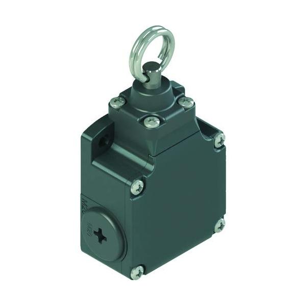 【商品概要】●アクチュエータ形状：ロープ７６形●接点構成：1NO+1NC●幅(mm)：56●高さ(mm)：104.4●奥行(mm)：31.5●1NO+1NC　スローアクション●認証規格：IMQ・UL・CCC・EAC●コンジット形状（PG13...