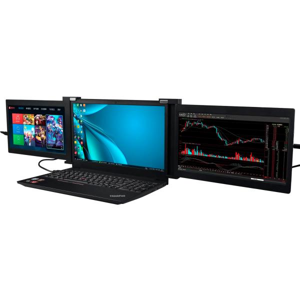 【商品概要】11.6インチ×2　モバイルデュアルディスプレイ● 専用電源不要! パソコンから電源供給可能（Type-C）リビングでテレワーク外出先でも楽々デイトレNotePC側動作環境 1.ノートパソコン推奨液晶ディスプレイサイズ　13.3...