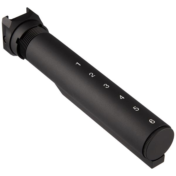 【商品概要】●ピカティニー規格レイルに取付可能なストックパイプです。 ●ピカティニーリアストックベースに使用可能なアダプター ●様々なM4系ストックを装着可能! ●重量約140g!当社従来品より約100g軽量化!SIG MCX等のストック基...