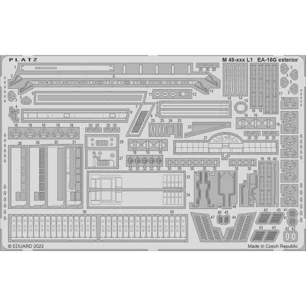 【商品概要】プラモデル本体は含まれません。組み立て塗装が必要なプラモデル用パーツ。別途、接着剤や工具、塗料等が必要。1/48スケール ディテールアップパーツ機外の主要パーツを中心にした内容エッチングパーツはおなじみチェコのエデュアルド社製脚...