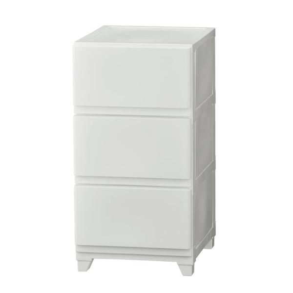 【商品概要】マットな質感とシックな色味がインテリアになじむシンプルなチェスト。外枠の側面・背面が壁付きで ホコリが入りにくい仕様に。リビングはもちろん、クローゼットや押し入れ内の整理収納にも便利。天板・本体枠・支柱・引出し・フロントパネル・...