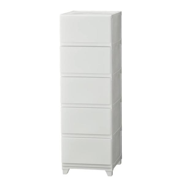 【商品概要】マットな質感とシックな色味がインテリアになじむシンプルなチェスト。外枠の側面・背面が壁付きで ホコリが入りにくい仕様に。リビングはもちろん、クローゼットや押し入れ内の整理収納にも便利。天板・本体枠・支柱・引出し・フロントパネル・...