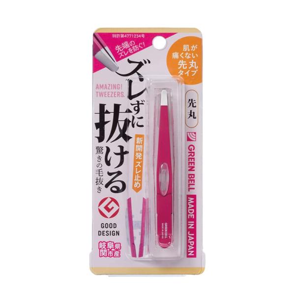 【商品概要】面でとらえるガッチリ構造先端の横ずれを防ぎます【商品説明】【商品詳細】ブランド：GREEN BELL 匠の技商品種別：ビューティー商品名：ズレずに抜ける驚きの毛抜き先丸ローズ製造元：グリーンベル色：ローズ商品タイプ：先丸【当店か...