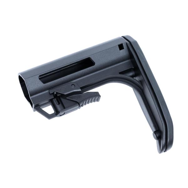 【商品概要】通常のストックと比べ非常にコンパクトになったミニストック！ショートバッファーチューブと組み合わせる事により、コンパクトに構えることが可能となります。ミルスペックチューブ対応となり、最小限の構成でシンプルなデザイン。【商品説明】海...