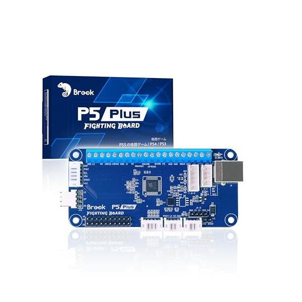 【商品概要】【PS5格闘ゲームに対応】P5 Plusは自作アケコン用の基板、簡単にアーケードコントローラーにインストールして、PS5本体で格闘ゲームをスムーズにプレイできます。【多くの機種に対応】PS5 fighting game / PS...