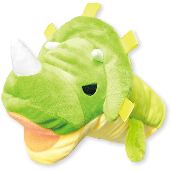 【商品概要】●飼い主さんが手にはめて愛犬と一緒に遊ぶパペット型のコミュニケーション玩具。戯れてマッサージ、かじればデンタルケアにも。●トリケラトプスをモチーフにした愛犬と一緒に遊ぶパペット型おもちゃ。かじればデンタルケアにも。●トリケラトプ...