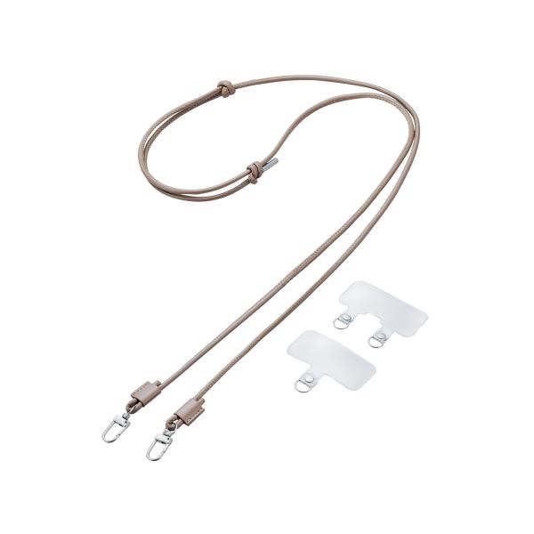 【商品概要】肩から掛けられ、バッグやポケットから取り出さなくてもすぐにスマートフォンの操作ができるショルダーストラップです。両手が空いて、普段のお出かけはもちろん、お仕事や旅行などのイベント時にも活躍。落下、盗難、紛失防止にもなります。スト...