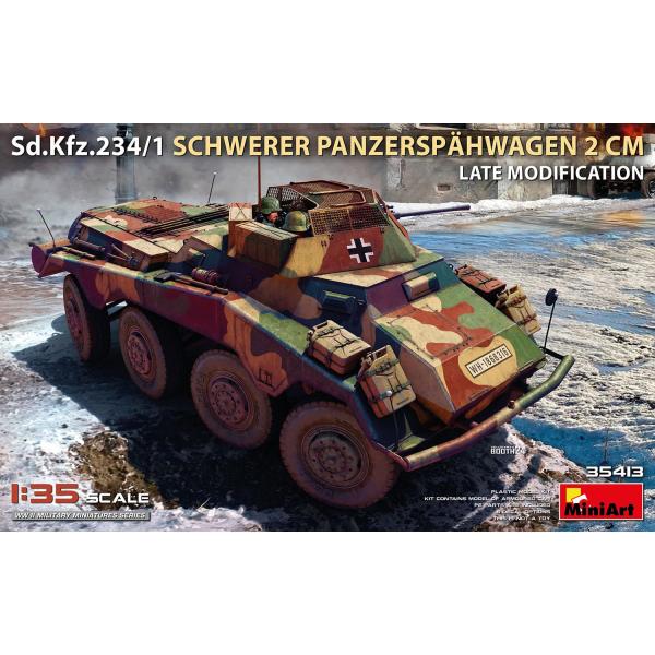 【商品概要】1/35スケールで第二次大戦のドイツ軍装甲車、Sd.Kfz.234/1を再現後期生産型をモデル化仕上がり全長は約167m各部のディテールを高めるエッチングパーツ付属マーキングは6種類を用意【商品説明】【商品詳細】ブランド：ミニア...