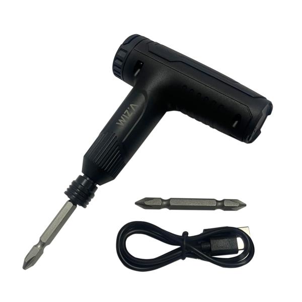 【商品概要】用途：DIY作業や家具の組み立て等のネジ締め、ネジを効率よく締めたり、緩めたりする際にサイズ（約）：D102×W31×H115mm重量（約）：186gモーター電圧：DC3.6V無負荷回転数（約）：250min-1　最大トルク（約...