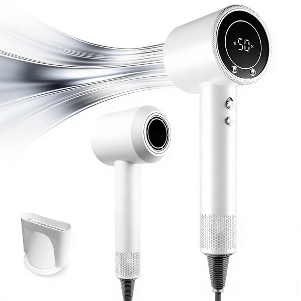 【商品概要】【3億マイナスイオン・マグネット式吸着ノズル】高濃度のマイナスイオンを放出するマイナスイオン発生器を搭載、3億以上のエコロジカルなマイナスイオンを放出して、髪の中の正電荷を中和し、静電気を減少させ、水膜のように髪をスプレーして覆...