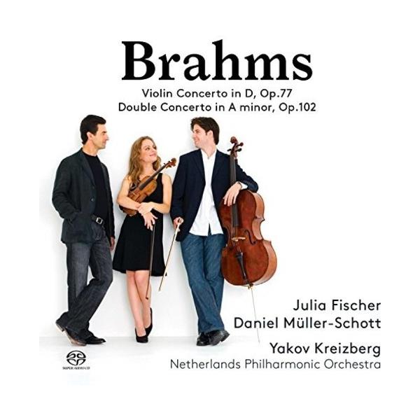 ブラームス  ヴァイオリン協奏曲  ヴァイオリンとチェロのための二重協奏曲2016/10/14 発売輸入盤レーベル：PENTATONE収録曲：