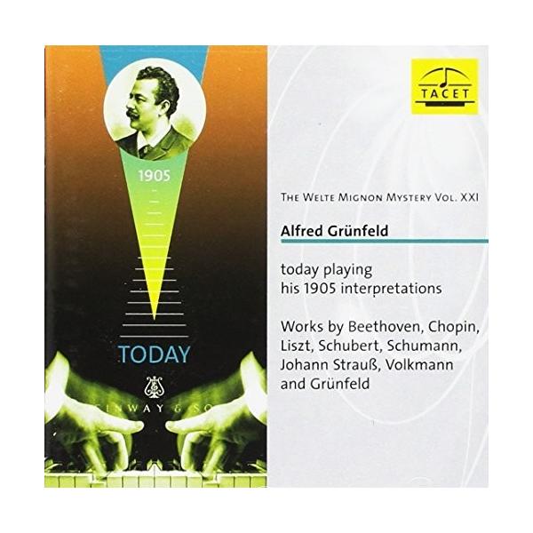 ベートーヴェン  ショパン　シューベルト　アルフレート・グリューンフェルト 2017/1/13 発売輸入盤レーベル：TACET RECORDS収録曲：