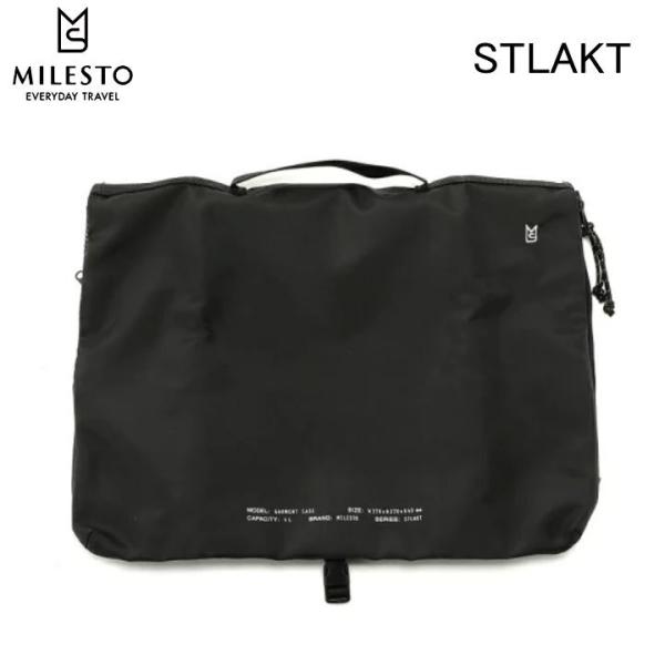 品名ミレスト MILEST STLACT GARMENT CASE MLS444-BKミレスト ストラクト ガーメントケース ブラック  商品説明ビジネスや旅を楽しくするアイテムが揃うブランドMILESTO (ミレスト)STLAKT　仕事も...