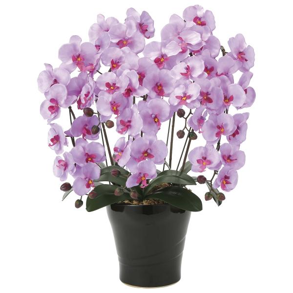 【SIZE】幅53×奥行き50×高さ74cm　鉢：陶器　　　　花：径10.5cm(最大)×45輪　つぼみ×15個　■ギフト対応 (メッセージ・立札)　陶器鉢のためラッピングはリボンのみになります。Green-Artの光触媒「フラワー＆グリー...