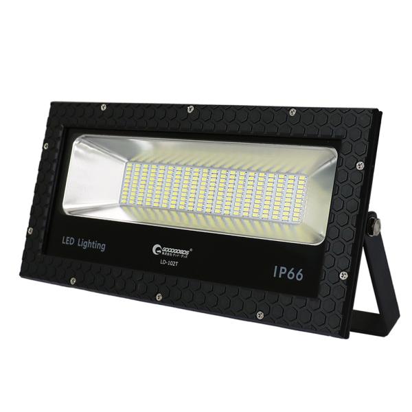 商品仕様：商品名：100W薄型LED投光器（GOODGOODS）品番：LD-102TJANコード:4571461860411製造元：グッド・グッズ消費電力:100Wルーメン：14000lmLED光源数：5730 SMDチップ×200個色温度...