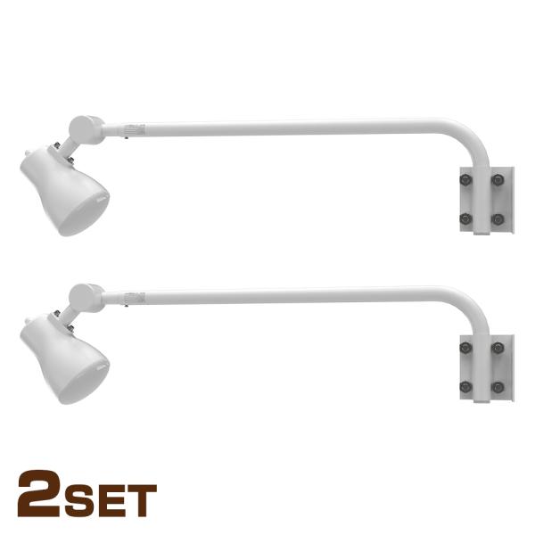 商品仕様：商品名：一体型LEDアームライトJANコード：4571461862866(黒)　　　　   ：4571461862958(白)効率：約45W動作電圧：AC90V〜265V明るさ：約4500LM演色性：Ra80色温度：3000K（電...