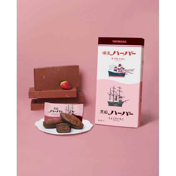 ありあけ定番の「横濱ハーバー ダブルマロン」と、期間限定「黒船ハーバーしょこらいちご」のアソートセット。両方の味わいを合わせて楽しみたいという方におすすめの各4個入のベストアソートセットです。＜横濱ハーバーダブルマロン＞薄くソフトなカステラ...