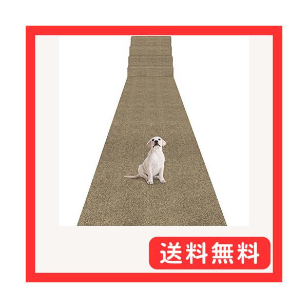 無地モカ/60×300cm/-・Size:60×300cmColor:モカ・パッケージ個数:1・??滑り止めの廊下床保護マット子犬や子猫が階段や廊下などで滑って倒れると、関節などに傷がつく。Bolinkerのこのカーペットの表面は柔らかく快...