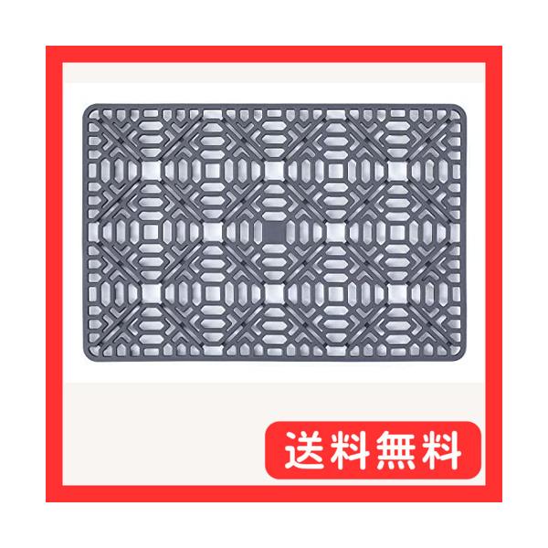 グレー/40×27cm/SMSilicaGel・Size:40×27cm・シリコン製シリコン素材のマットはしなやかで、フライパンや金属や磁器の鍋の傷からステンレスや磁器のシンクを的に保護し、セラミックシンクで皿が割れるのを防ぎます。防錆素材...