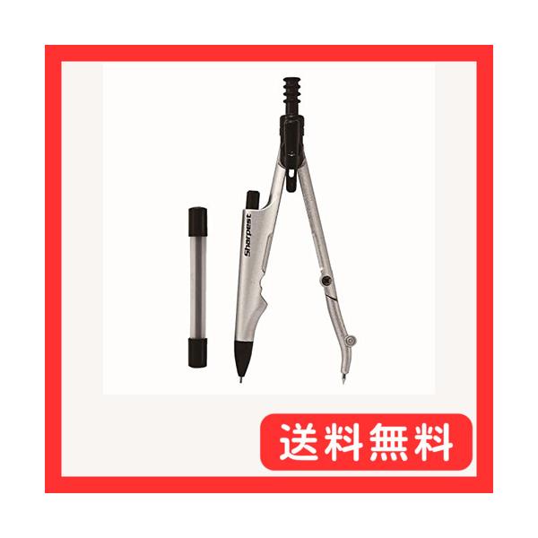 シルバー/-/CP231SV・パッケージ個数:1・仕様シャープペンとしても使える高機能コンパス・特徴1最大直径30cmの円が書ける・特徴2針が脚に収納できるので針カバーがいらないデザイン・材質（本体）亜鉛 （持ち手）PC （ノック・テーパー...