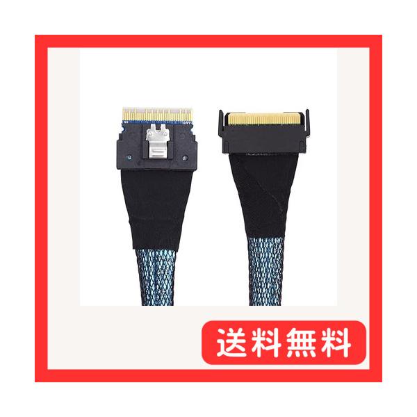 MCIO to SFF-8654 Straightブラック/-/NF-SF-075-BK・Style:MCIO to SFF-8654 Straight・Mini Cool Edge IO(MCIO)ケーブルアセンブリ。これらの製品は、シス...