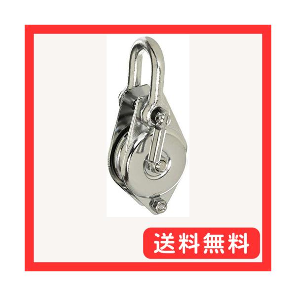 -/50mm/TSY50・Size:50mm・パッケージ個数:1・基本使用荷重(t):0.25・最大使用ロープ径(mm):8・車数:1・車径(mm):50・寸法(mm)A:135