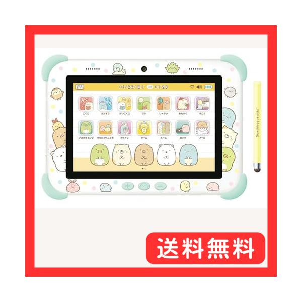 グリーン/?25 x 17.5 x 2 cm/4971404320093・インターネットに接続可能 Androidを搭載し、Wi-Fiで通信が可能になったすみっコぐらしのタブレットです。・8inchの液晶画面は静電容量方式で、付属のタッチペ...