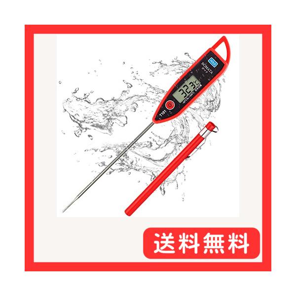 レッド/-/-・Color:レッド・速読3~6秒，広い測温範囲変径プローブを使用、さらに細いプローブの先端、普通の太いプローブと比べて伝導スピードが早く、読み取り時間は僅か3-6秒です。測定温度範囲: -50~300度、最小表示: 0.1度...